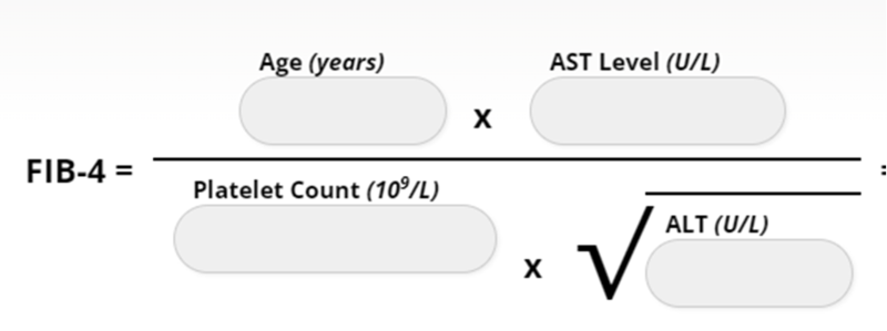 Why are non-invasive risk scores such as FIB-4 used in clinical ...